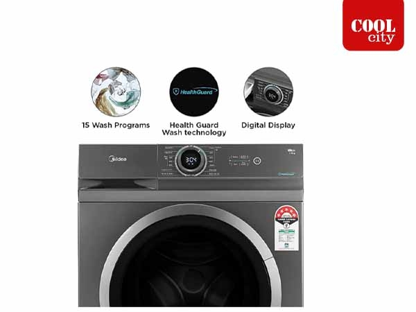 Midea 7 Kg Fully Automatic Front Load Washing Machine - Cool City