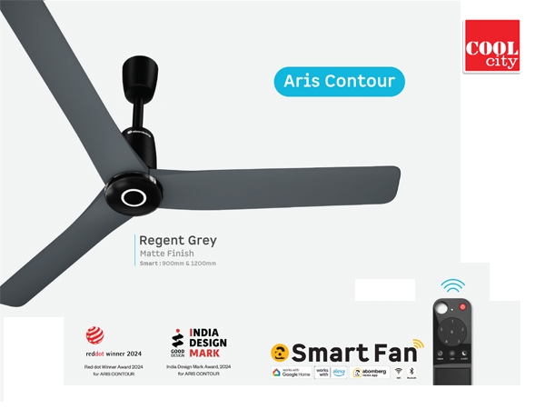 ATOMBERG - ARIS CONTOUR - BLDC CEILING FAN - Cool City