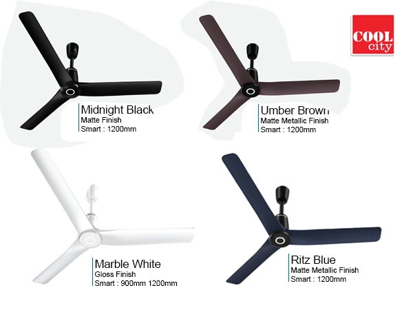 ATOMBERG - ARIS CONTOUR - BLDC CEILING FAN - Cool City